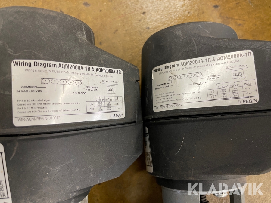 Vattenreglering Regin AQM2000A-1R, Varberg, Klaravik auktion