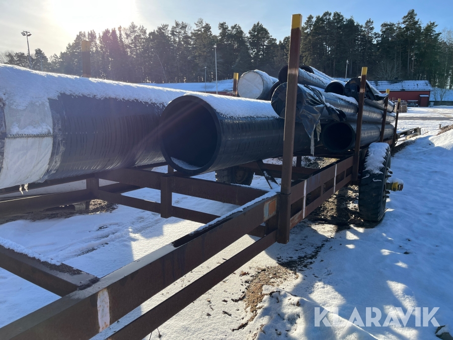 Vagn med PE Rör, Mjölby, Klaravik auktioner