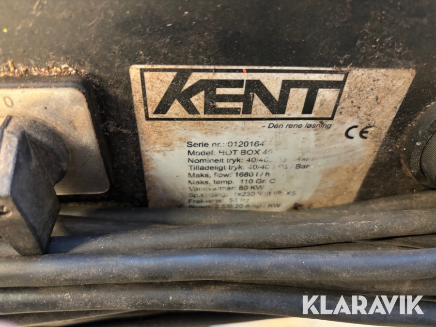 Hetvattenomvandlare Kent Hot Box, Sandviken, Klaravik auktio