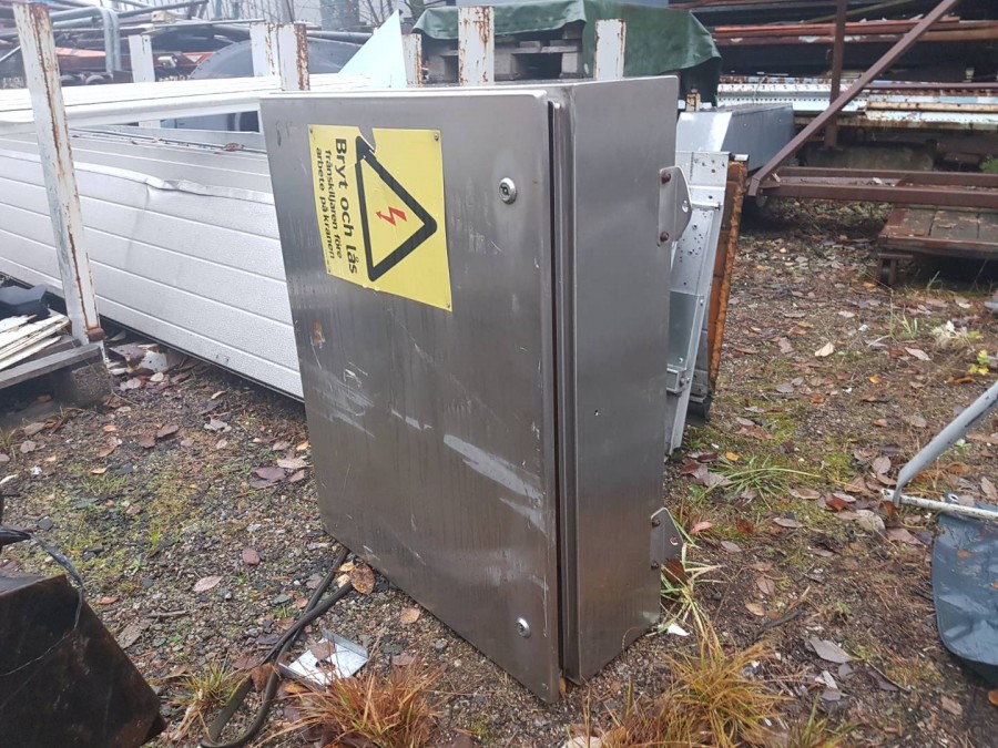 4st elskåp i rostfritt