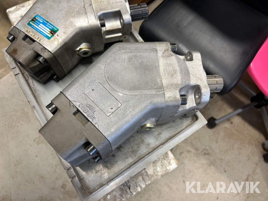 Hydraulpump 2 st Volvo, Trollhättan, Klaravik auktioner