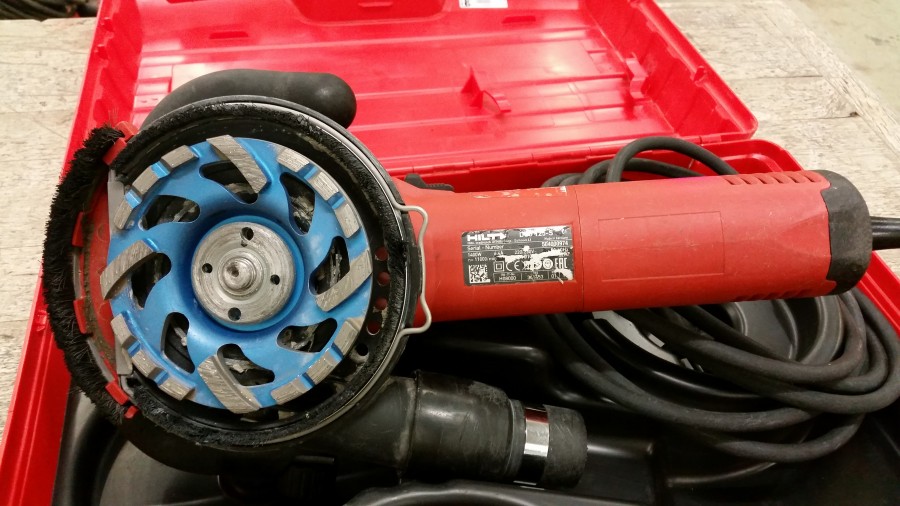 Slipmaskin för betong, effekt ca. 2 kW