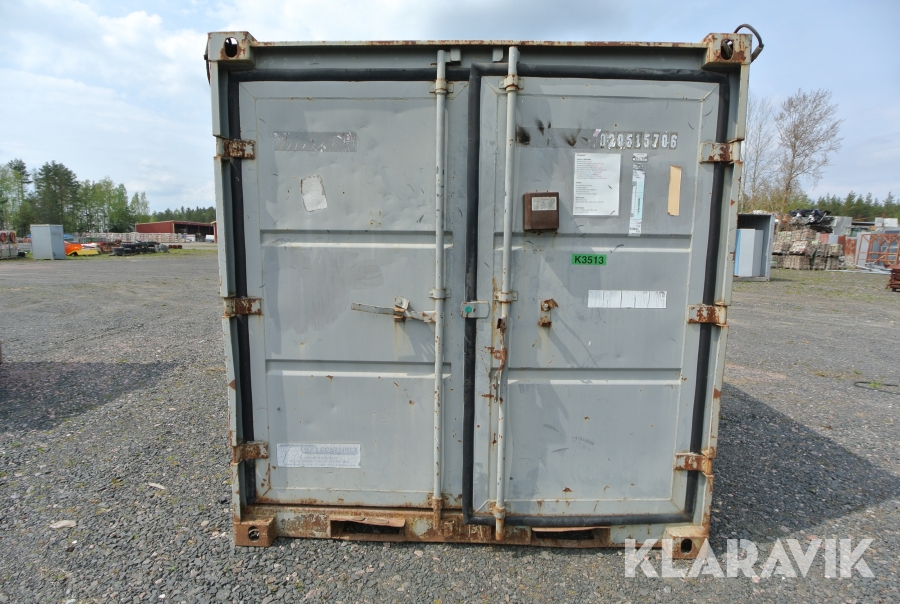 Container CTX containex 8 fot, Jönköping, Klaravik auktion