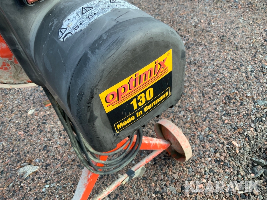 Betongblandare Optimix 130, Eskilstuna, Klaravik auktioner