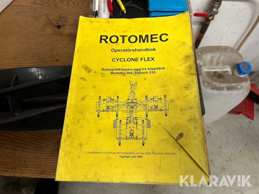 Rotorklippare Rotomec Cyclone Flex 450, Göteborg, Klaravik a