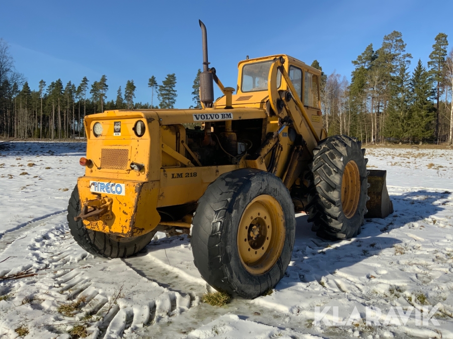 Baklastare Volvo BM 218 TD, Tibro, Klaravik auktioner