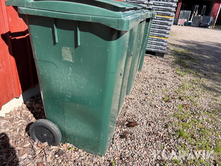 Sopkärl / soptunnor Plastic Omnium, Vara, Klaravik auktioner