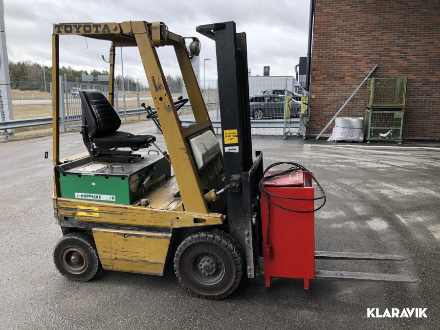 Klaravik Auktioner | Eltruck Toyota 3FB15