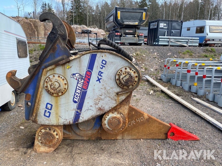 Hydraulisk tjälkrok Xcentric riper XR40
