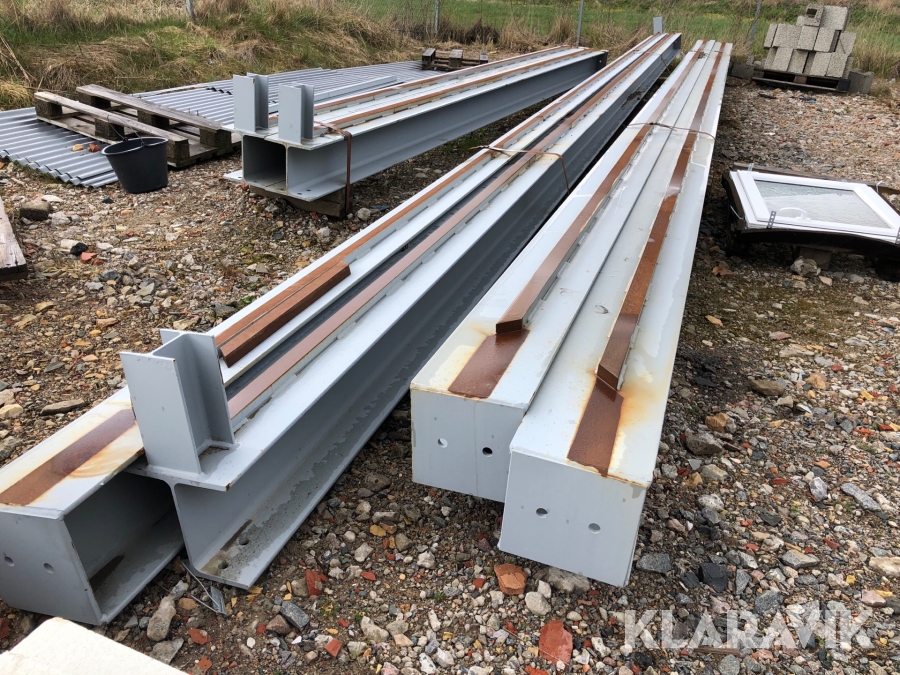 Klaravik Auktioner | Traversbalk HEB-balk totalt 60m