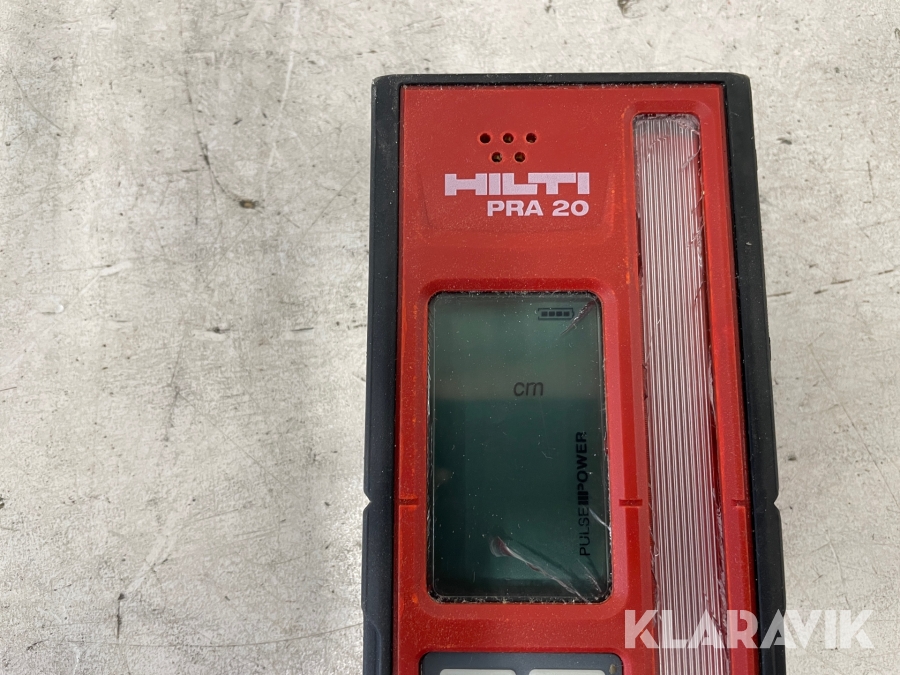 Klaravik Auktioner | Lasermottagare Hilti PRA 20