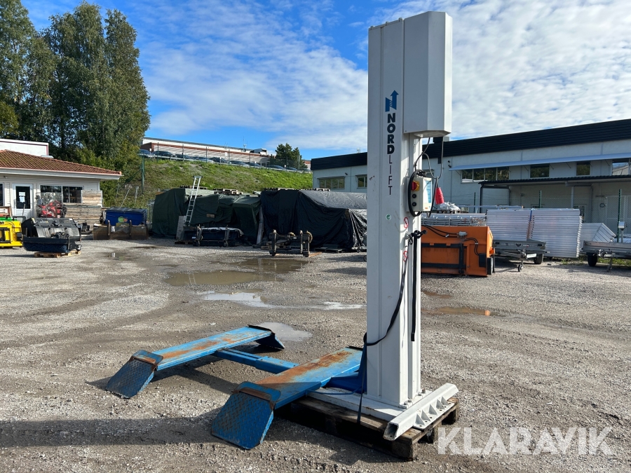 Enpelarlyft Nordlift BH2000, Sundsvall, Klaravik auktioner