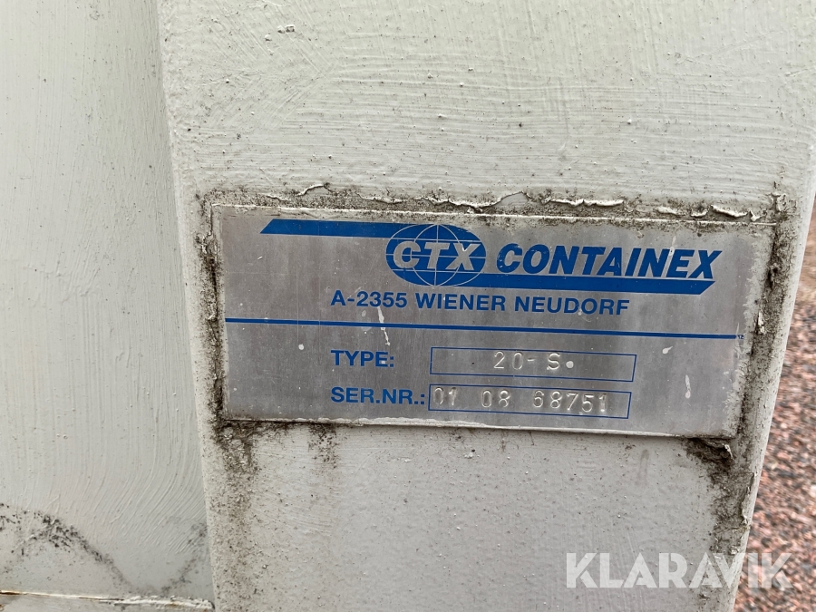 CTX Containex 2 WC, Jönköping, Klaravik auktioner