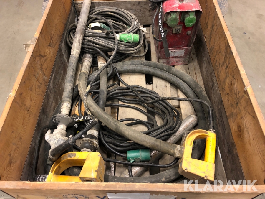 Stavvibrator med frekvensomvandlare 4st