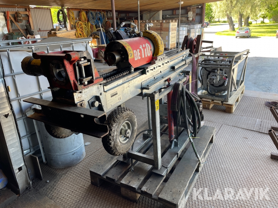 Kärnborrigg med hydraulaggregat Sandvik DE110, Sollefteå,