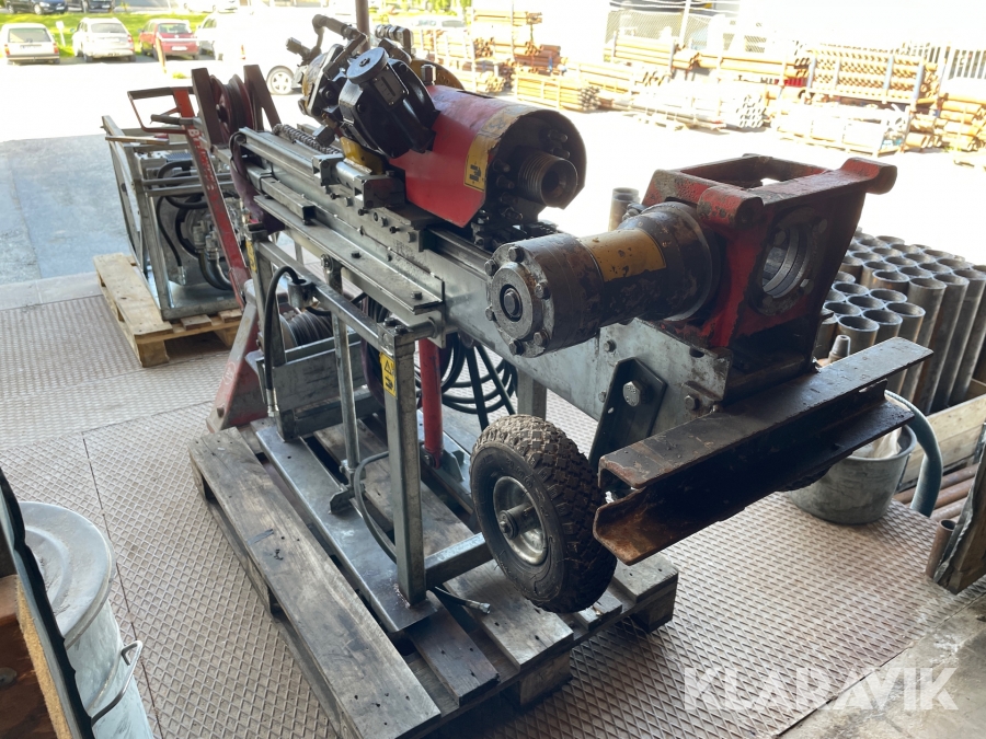 Kärnborrigg med hydraulaggregat Sandvik DE110, Sollefteå,