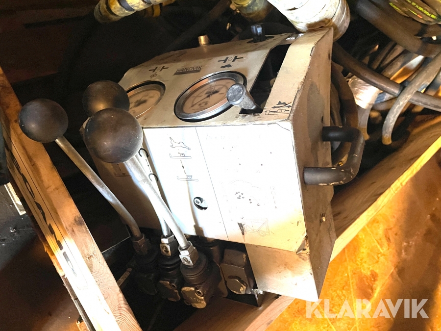 Kärnborrigg med hydraulaggregat Sandvik DE110, Sollefteå,