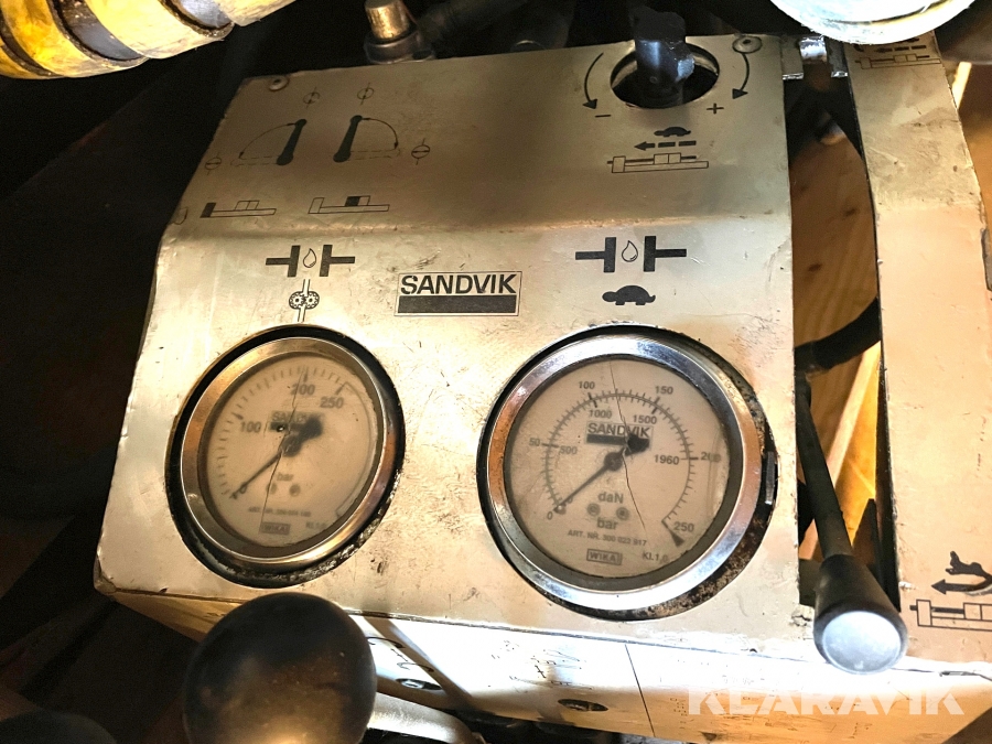 Kärnborrigg med hydraulaggregat Sandvik DE110, Sollefteå,
