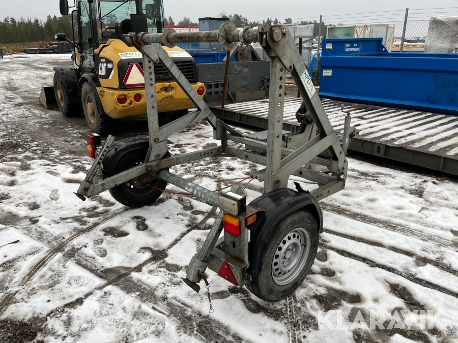 Kabelsläp SAB TRV 9, Sollentuna, Klaravik auktioner