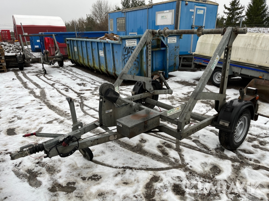 Kabelsläp SAB TRV 9, Sollentuna, Klaravik auktioner