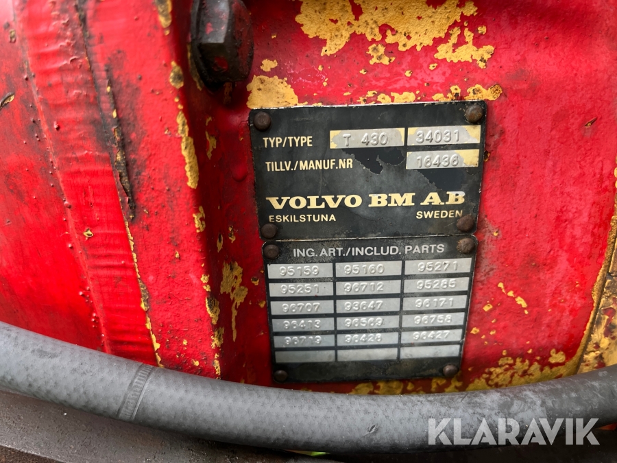 Traktor BM Volvo 430, Hylte, Klaravik auktioner