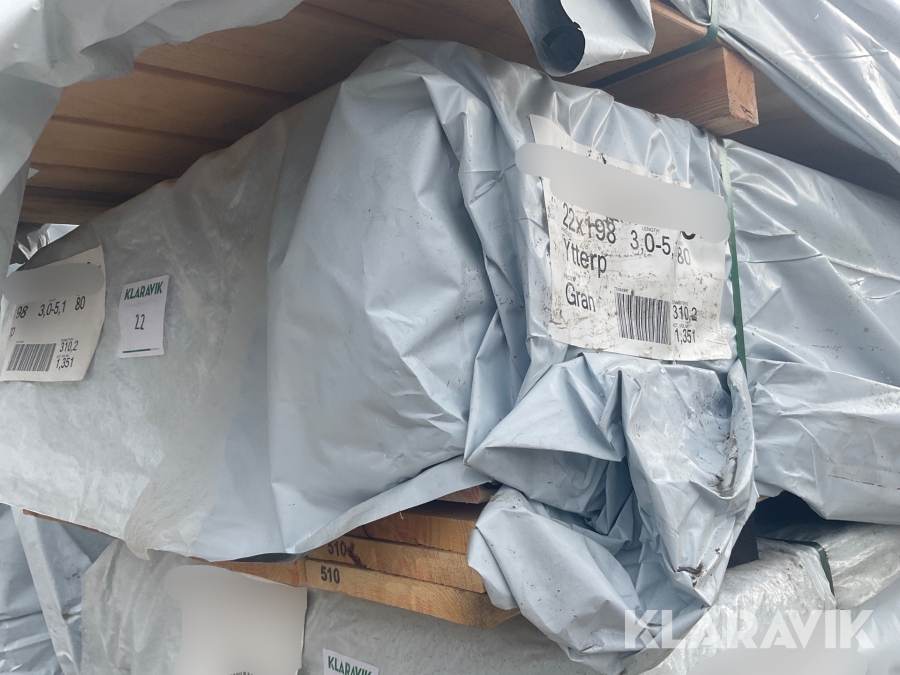 Ytterpanel 22x198, Nordanstig, Klaravik auktioner