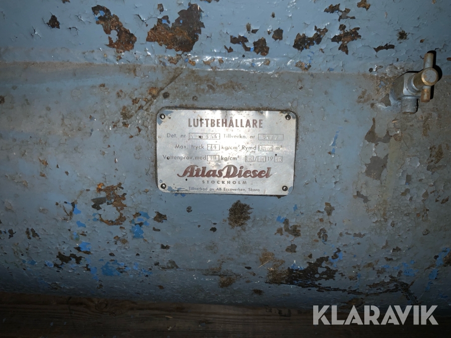 Kompressor Atlas Copco KT2, Laxå, Klaravik auktioner