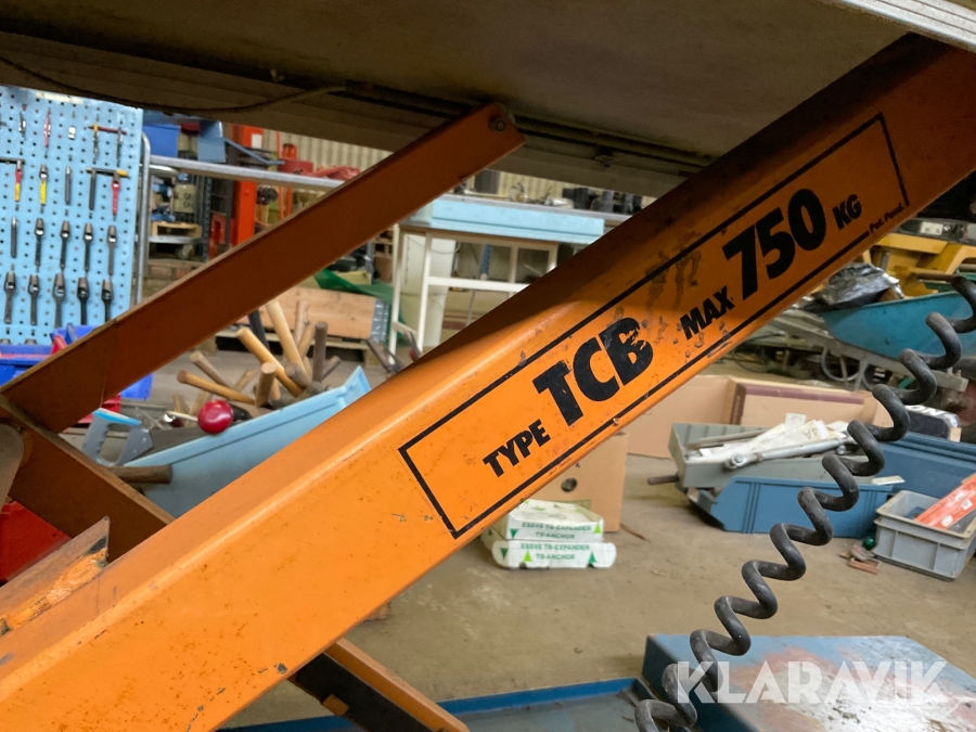 Lyftbord Translyft TCB 750, Gullspång, Klaravik auktioner