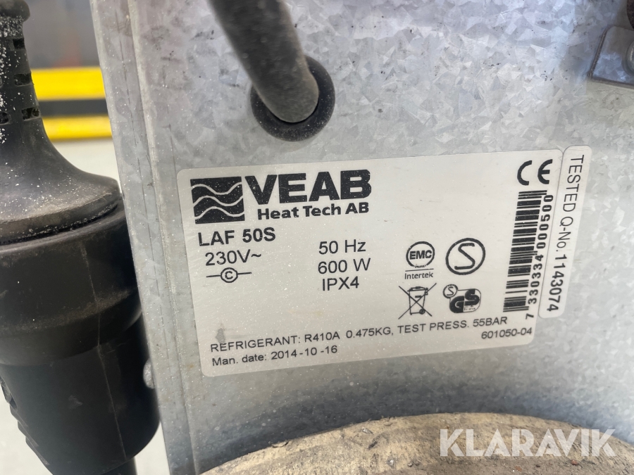 Avfuktare Veab LAF 50S, Svalöv, Klaravik auktioner