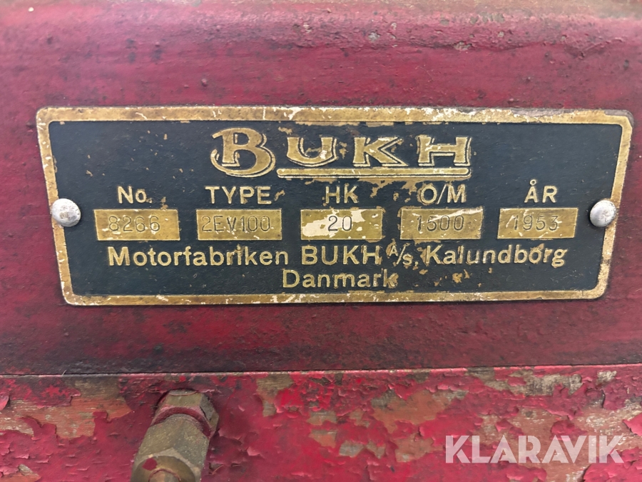 Generator BUKH 2EV100, Essunga, Klaravik auktioner