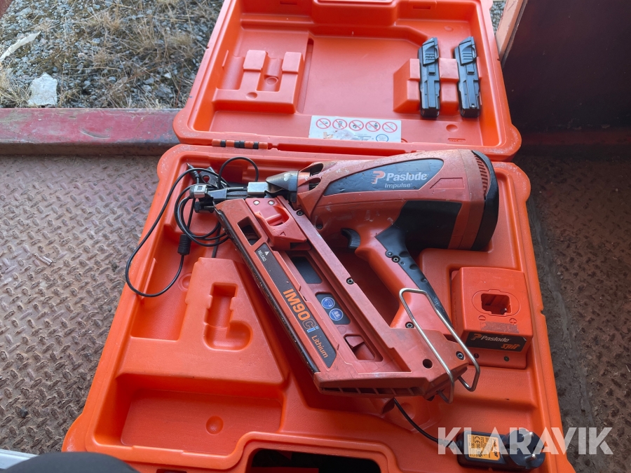 Spikpistol Paslode Impulse IM90i, Lidköping, Klaravik aukti