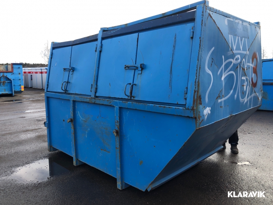 Klaravik Auktioner | Liftdumper container ca 10 kubik