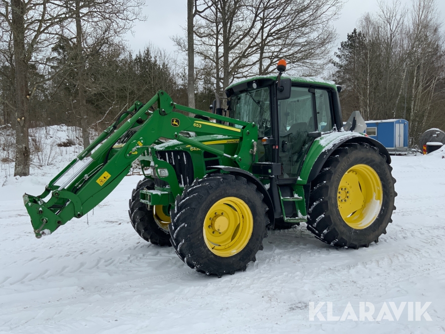 Traktor John Deere 6430 med lastare