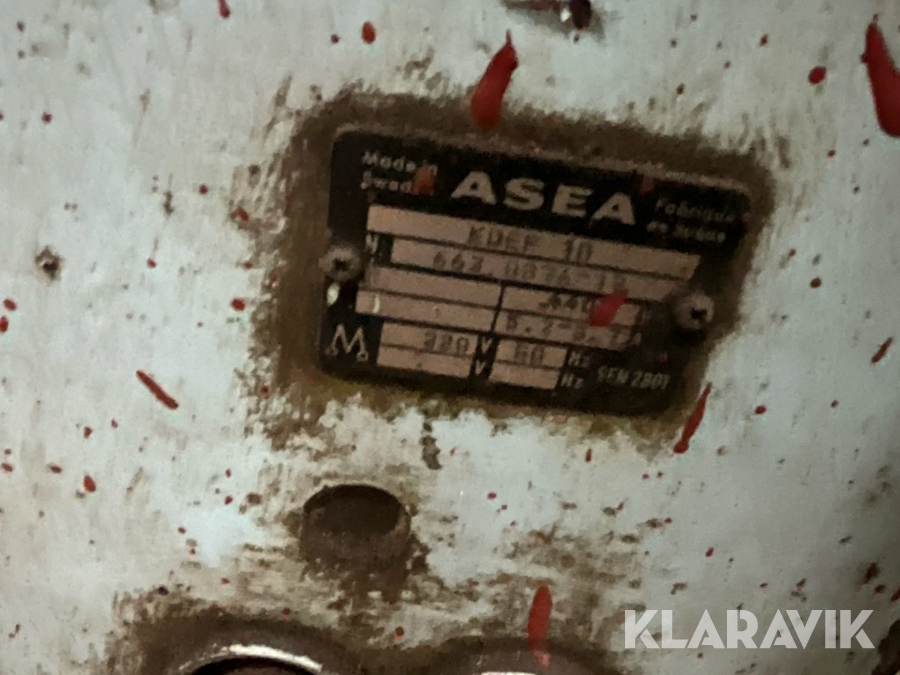 Gängmaskin HMW GMH 3, Herrljunga, Klaravik auktioner