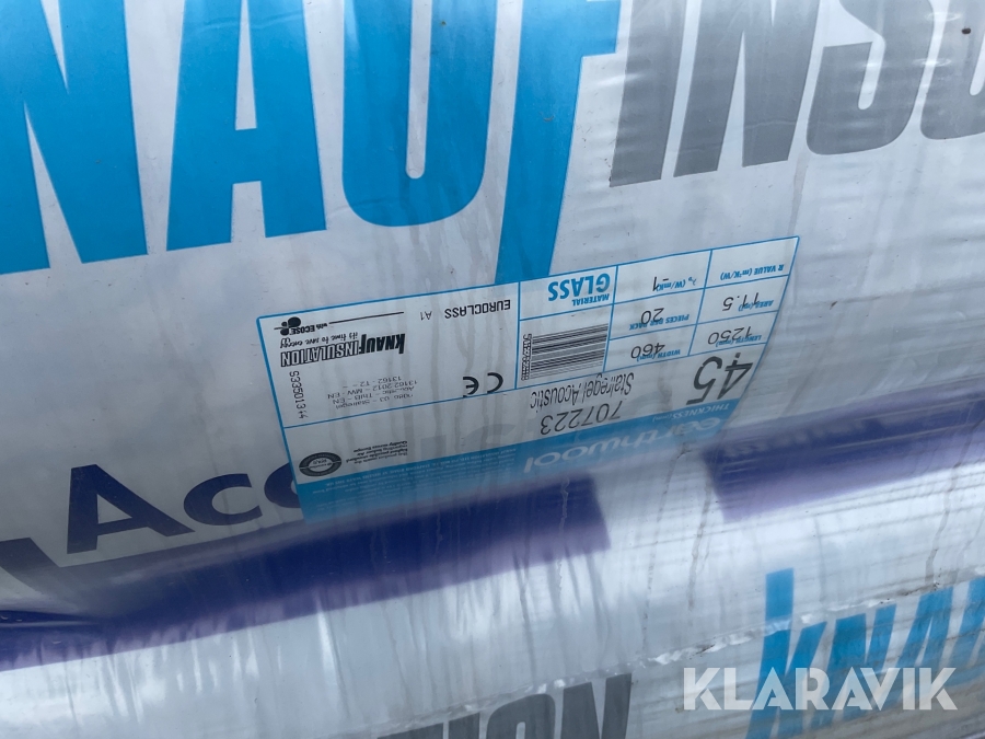 Isolering Knauf Acoustic, Luleå, Klaravik auktioner