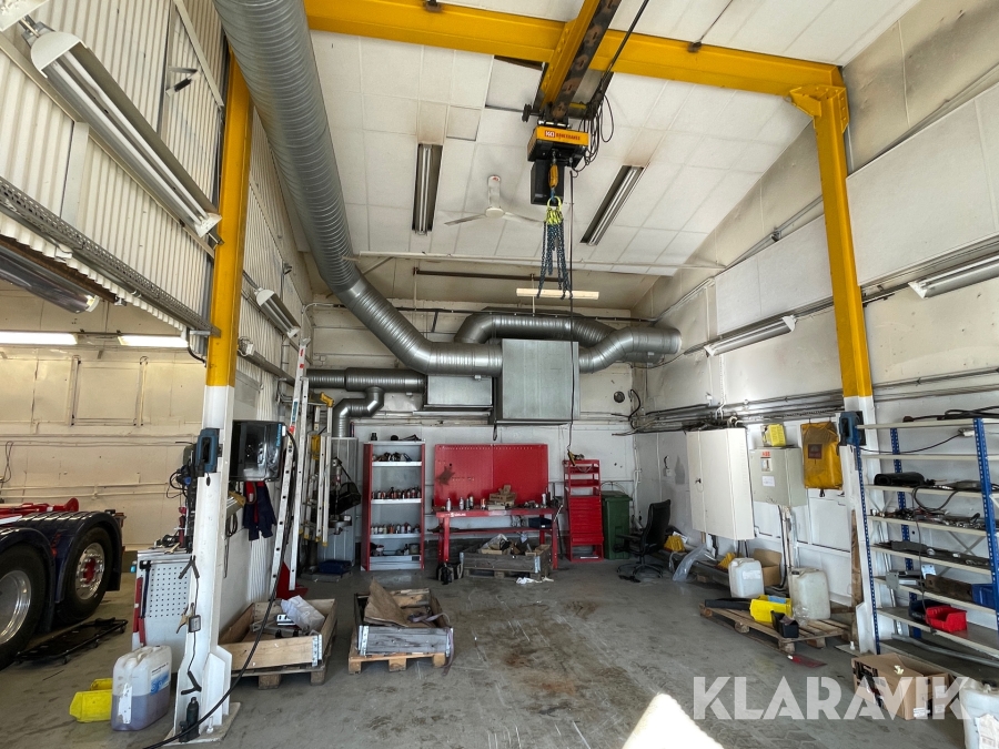 Tefler på balk Konecranes 3200kg, Knivsta, Klaravik auktione