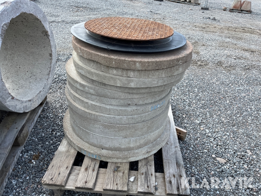 Förhöjningsringar till brunnar, Vallentuna, Klaravik auktion