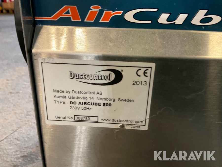 Luftrenare Dustcontrol DC AirCube 500, Jönköping, Klaravik a