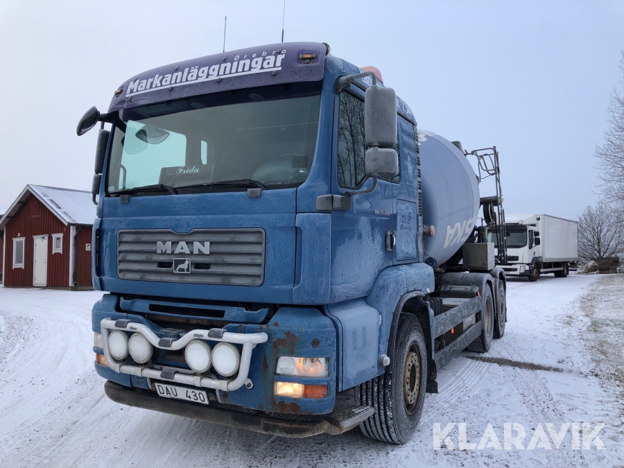 Betongbil MAN TGA 26.400, Kumla, Klaravik auktioner
