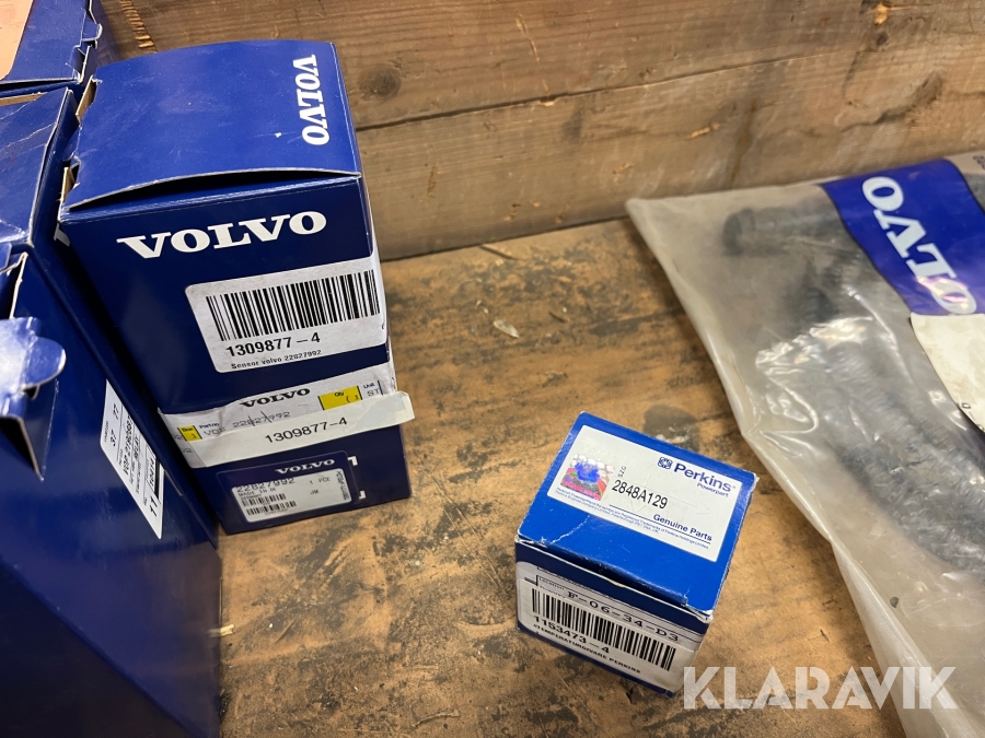 Parti med filter och givare till Volvo BM A25, Mjölby, Klara