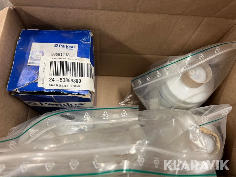 Parti med filter och givare till Volvo BM A25, Mjölby, Klara