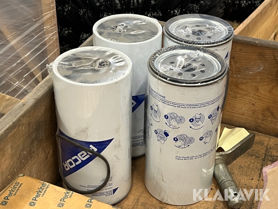 Parti med filter och givare till Volvo BM A25, Mjölby, Klara