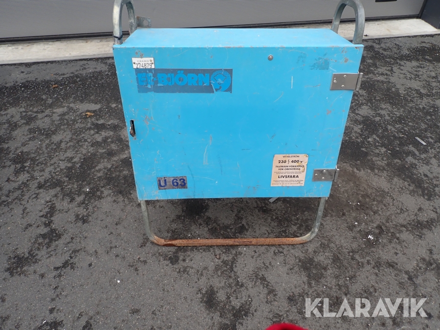 Undercentral Elbjörn U 63, Jönköping, Klaravik auktioner