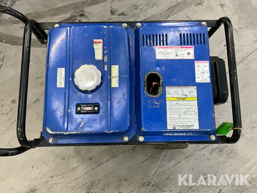 Generator PoWer MDG5000CLE-3, Kiruna, Klaravik auktioner