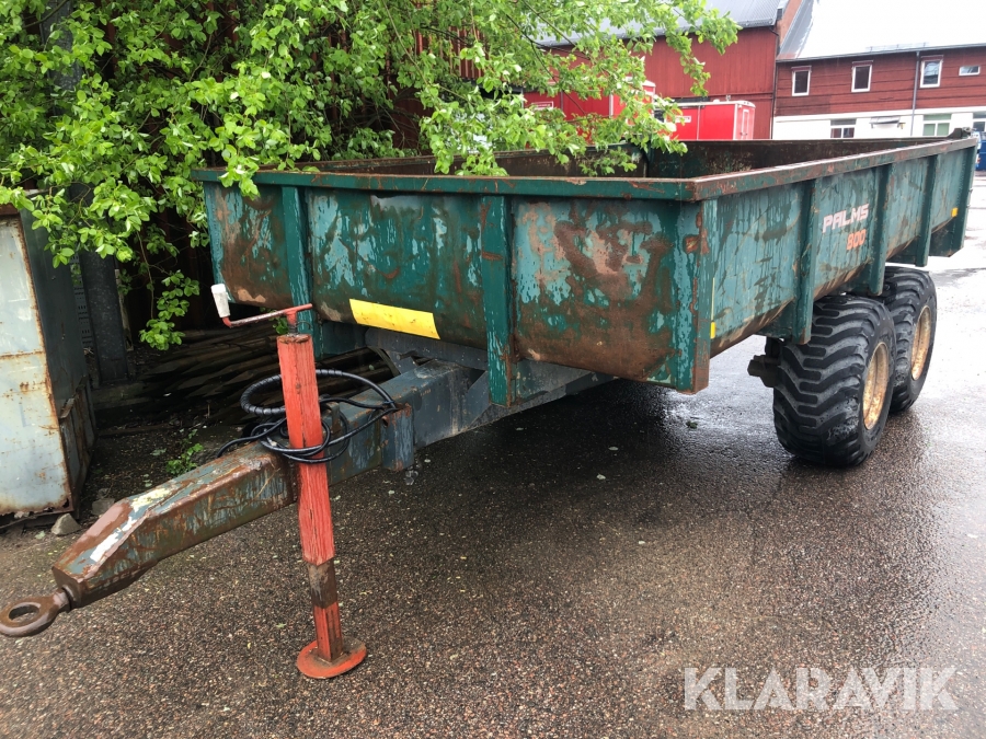 Dumpervagn Palms 8 ton med tipp