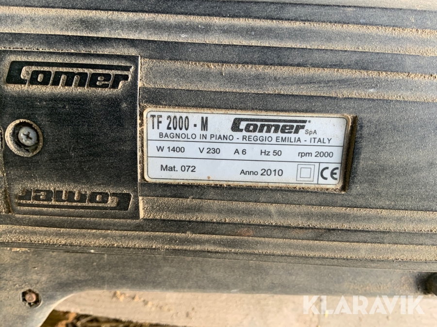 Ensilagekniv Comer Tf 2000-m, Nyköping, Klaravik auktioner