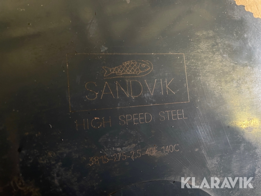Såg/kapklingor Sandvik, Stark, Martin High speed steel