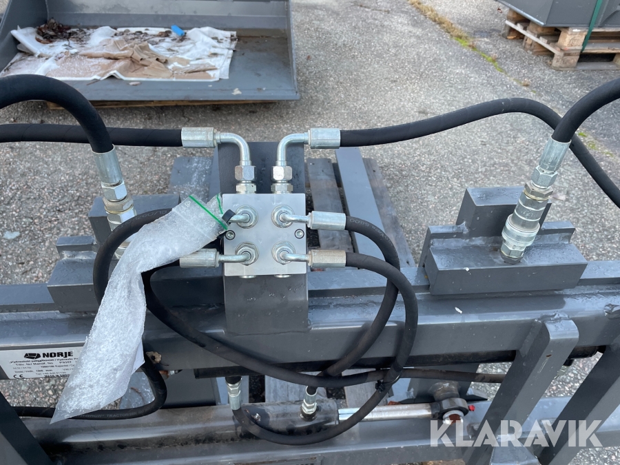 Hydrauliska pallgafflar Norje, Uddevalla, Klaravik auktioner