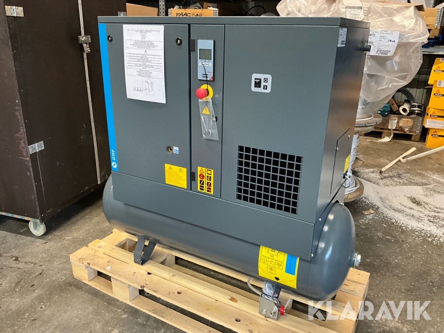 Skruvkompressor Atlas Copco G7FF, Umeå, Klaravik auktioner