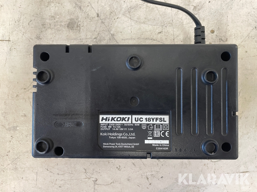 Klaravik Auktioner | Mutterdragare batteri Hikoki WR36DB